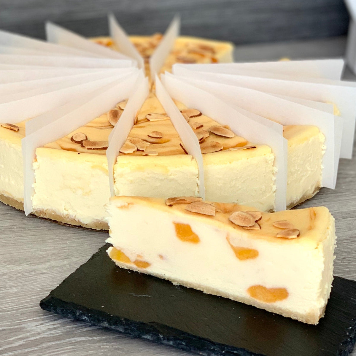 1522 - Mango Swirl Cheesecake – DessertWerks